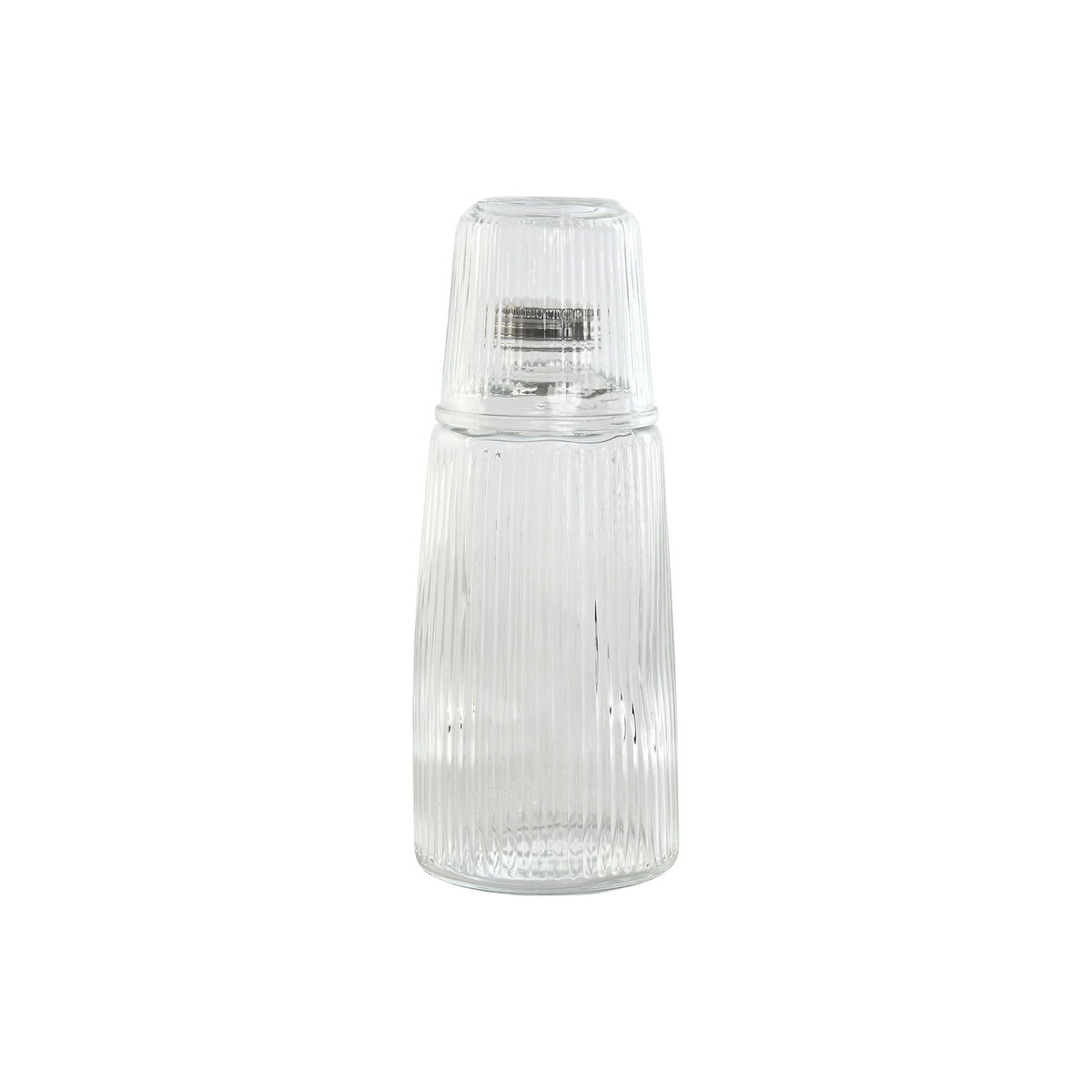 Water bottle Home ESPRIT Transparent Crystal 240 ml 1 L ...